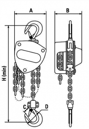 GT Viper Chain Block | Viper Manual Chain Hoist | UK