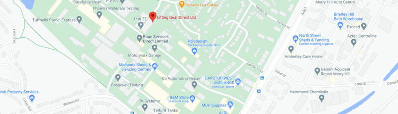 map - Lifting Hoists Direct