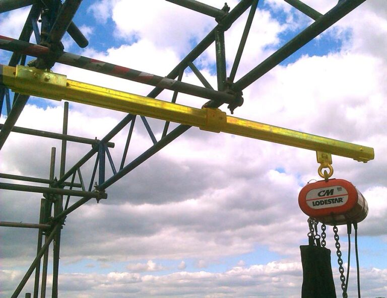 Scaffold Runway Crane System | Lifting Hoists Direct