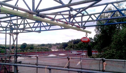 Scaffold Runway Crane System | Lifting Hoists Direct